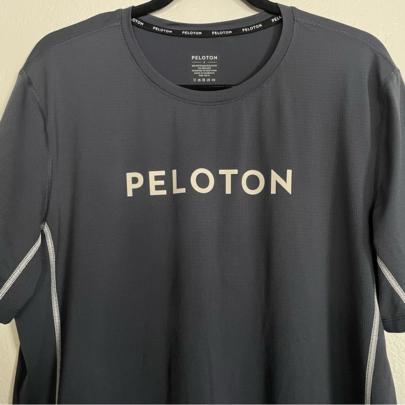 Peloton | Shirts | Peloton Grey Performance Workout Tee L | Poshmark